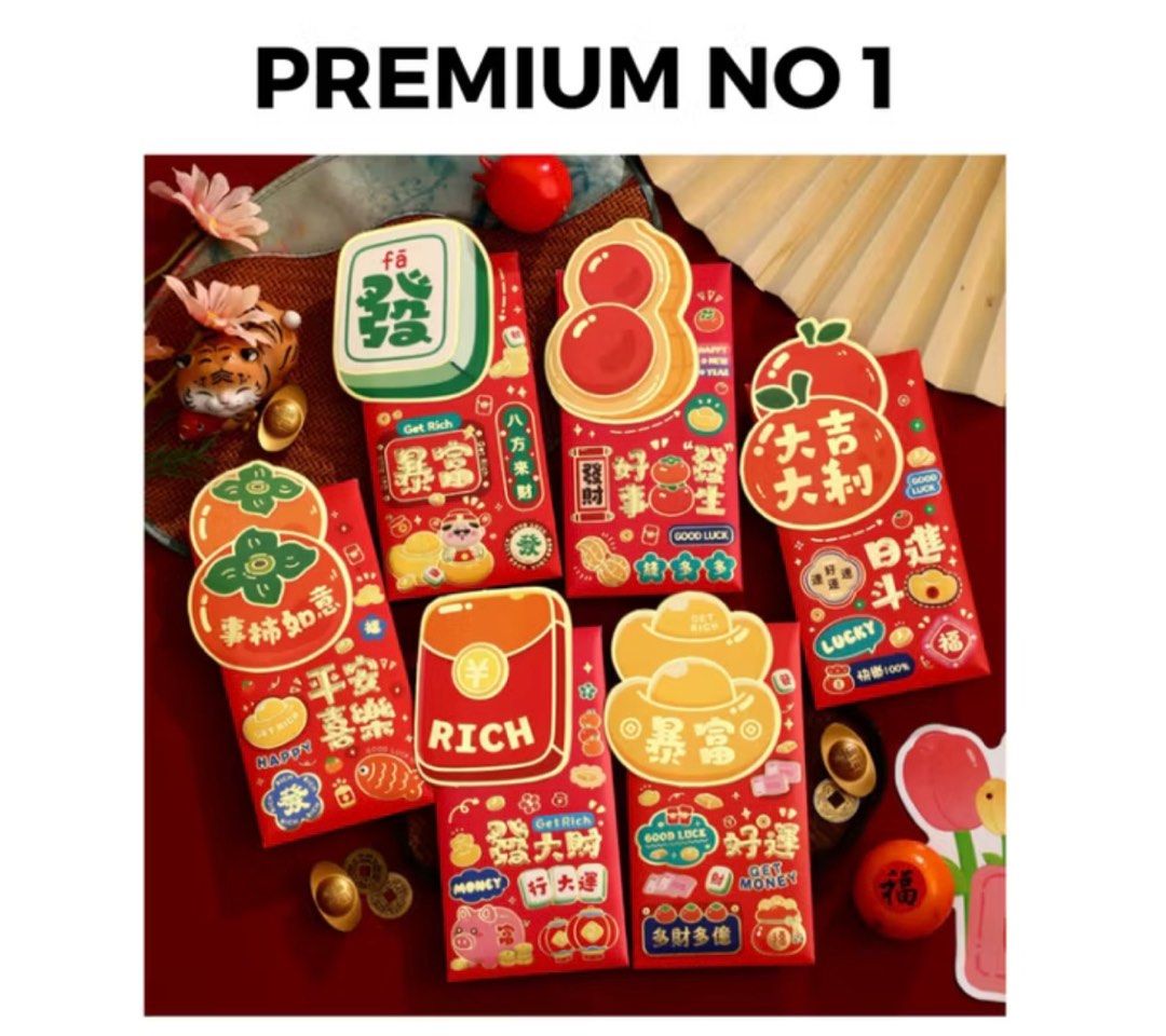 2026 Chinese New Year Cute Ang Pao Packets, Hobbies & Toys, Occasions ...
