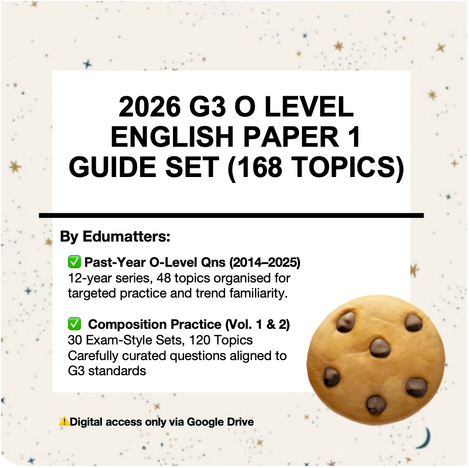 2026 G3 O-Level English Paper 1 Guide Set (168 Topics), Hobbies & Toys ...