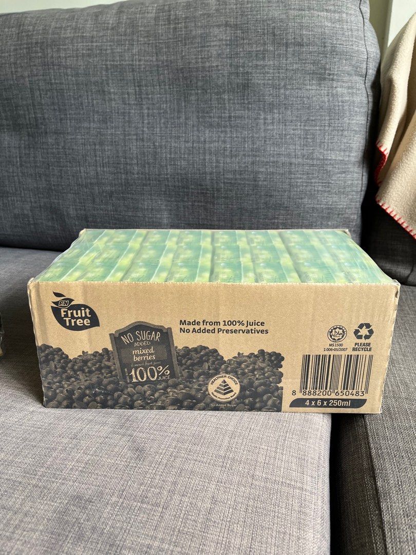 24pack x 250ml F&N FruitTree Apple Mixed Fruit Juice Drink | Mixed ...