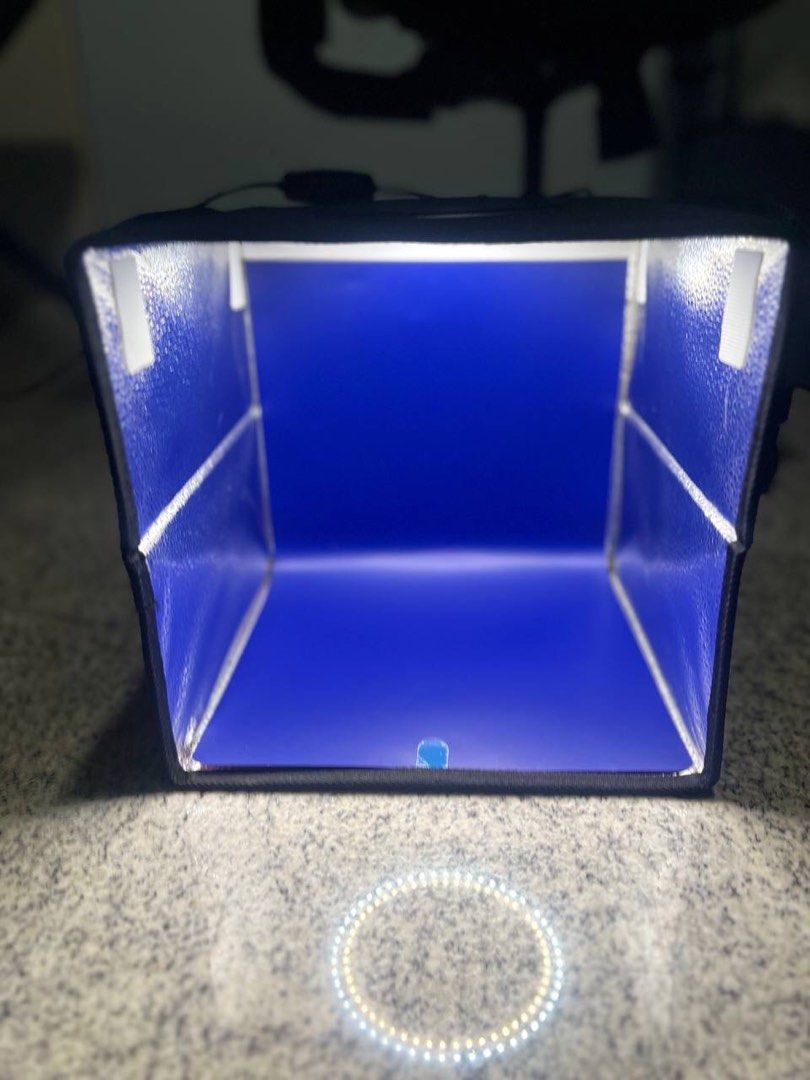 25CM Portable Photo Studio Box with LED Lights, Photography ...