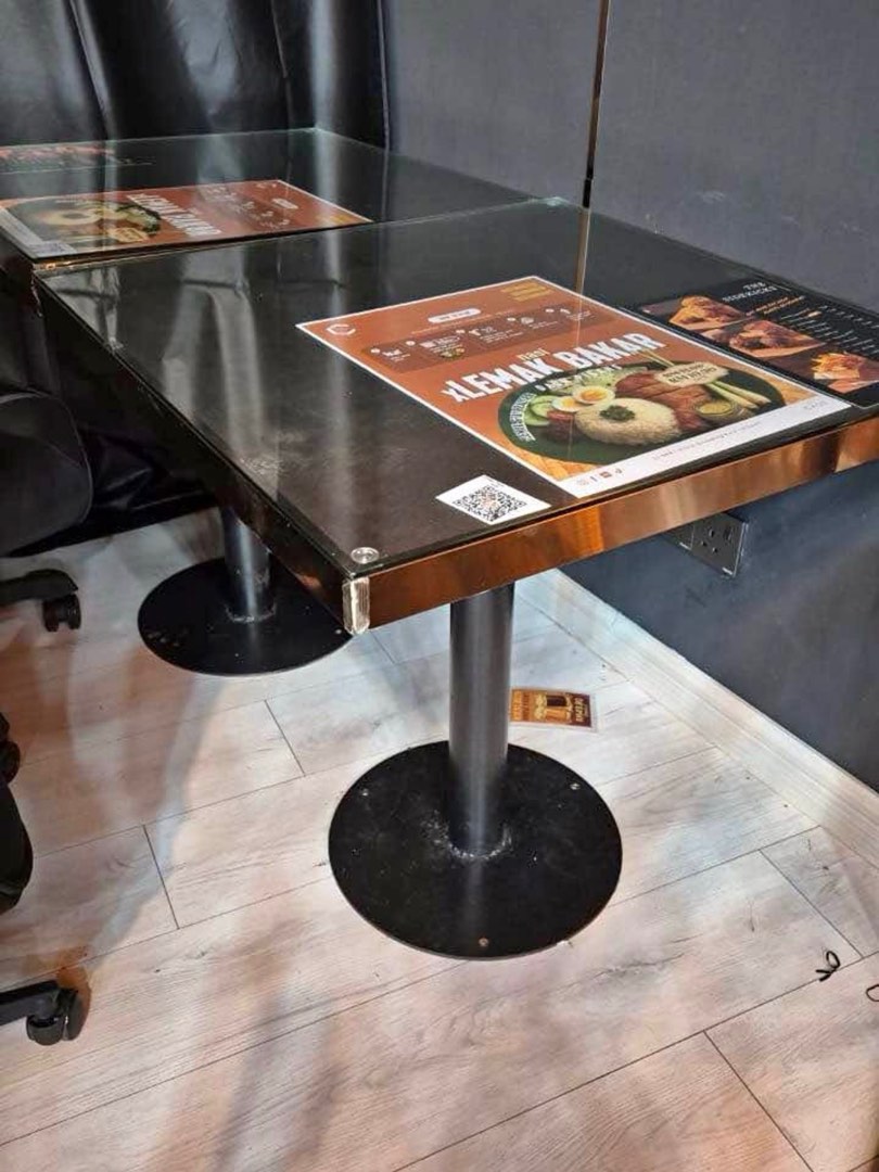 2F Cafe, Restaurant, Bar Dining Table (Meja Makan Restoran, Bar, Makan ...