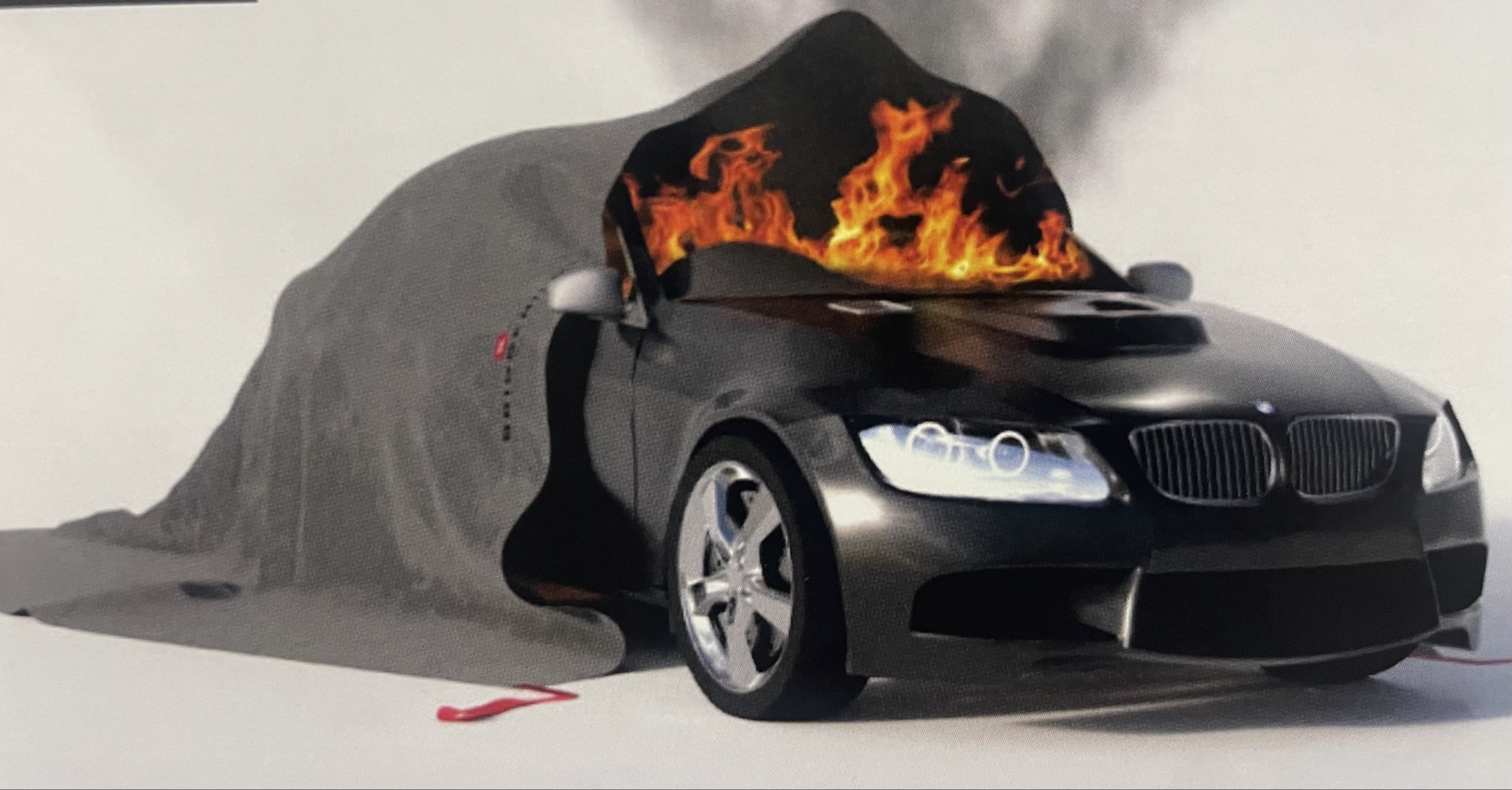 A1FIRE Car Fire Blanket - EVProtect, Car Accessories, Accessories on ...