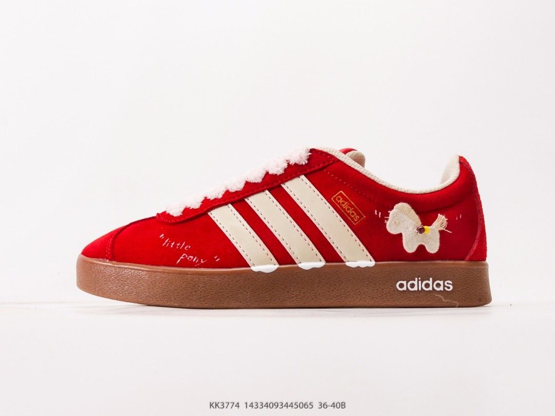 Adidas Vl Court Classic Red shoes US 5 - US 8, Women's Fashion ...