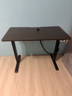 Solid Wood Electric Height-Adjustable Desk/study table/, Furniture ...