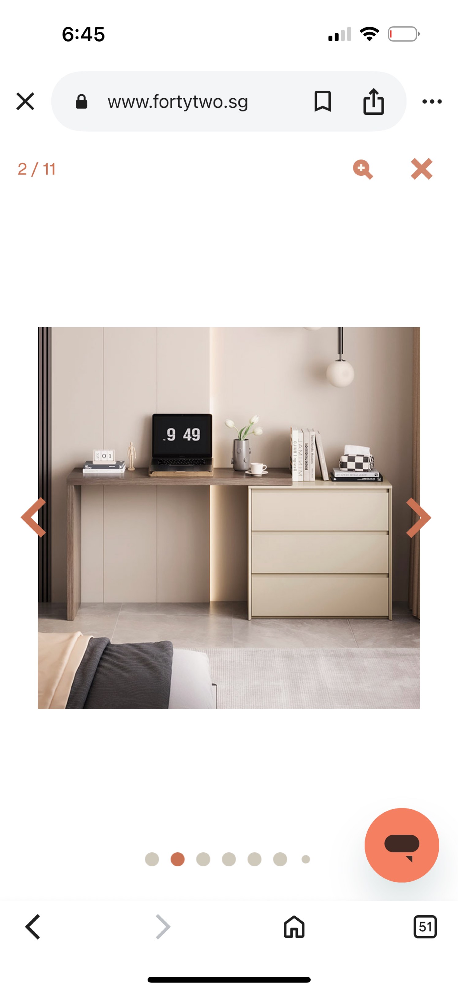 Aghil Extendable Work Desk with 3 drawers, Furniture & Home Living ...