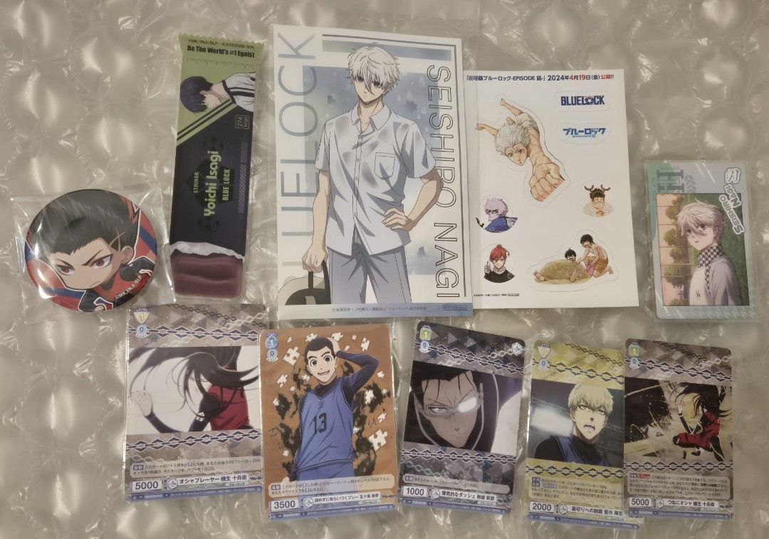 All $6 blue lock set, Hobbies & Toys, Memorabilia & Collectibles, J-pop ...