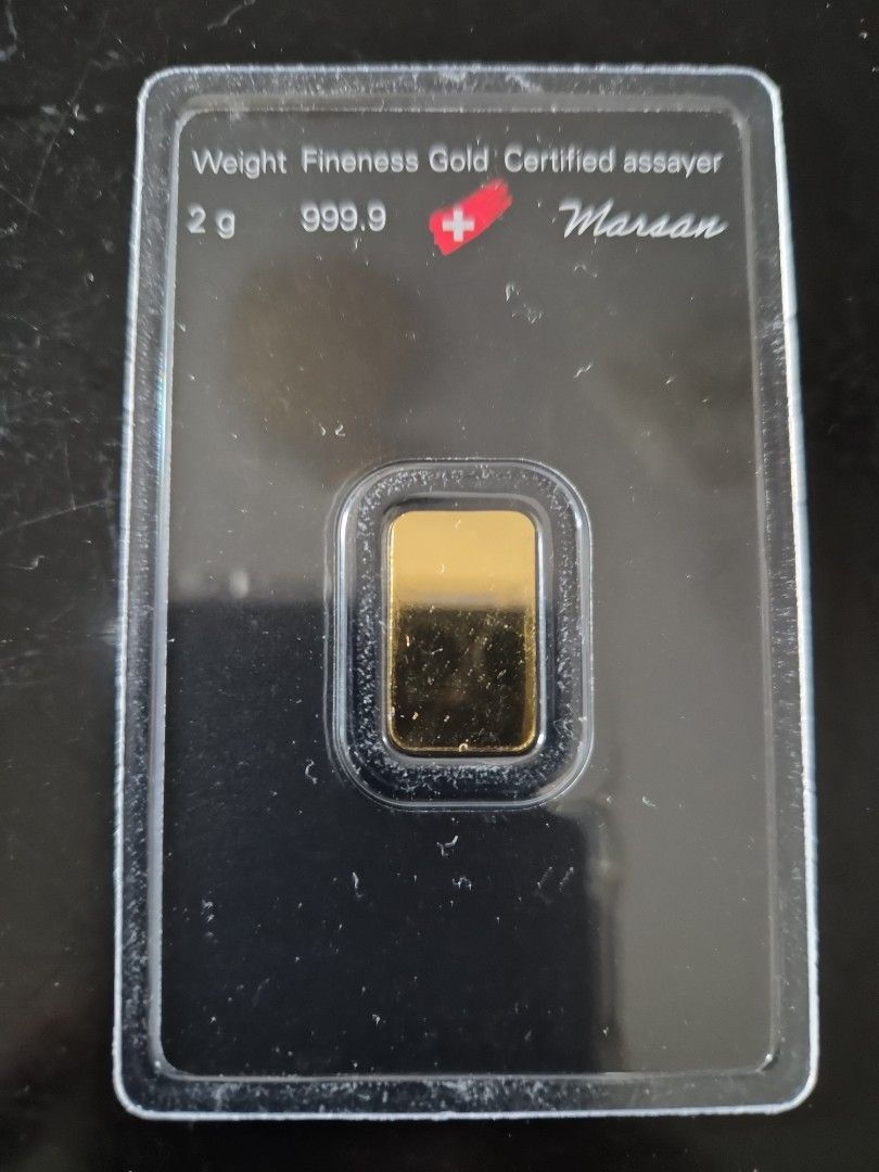 Argor-Heraeus 2g Gold Bar, Hobbies & Toys, Memorabilia & Collectibles ...