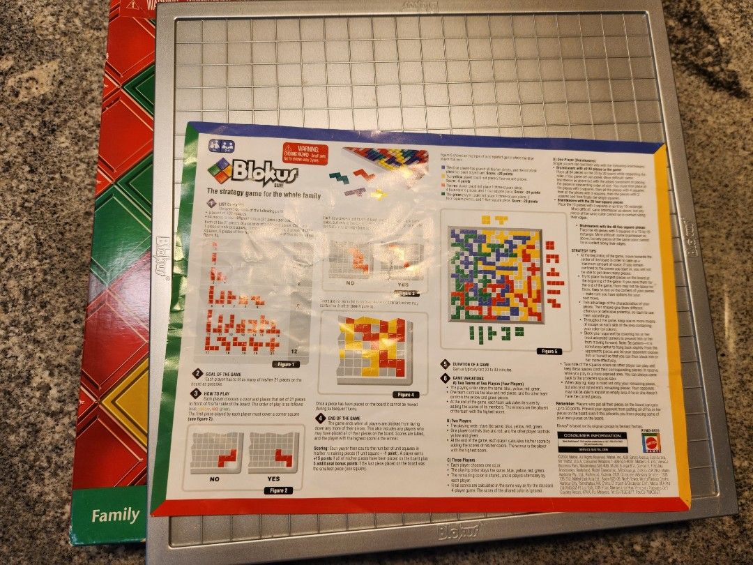 Blokus Strategy Game by Mattel Games, Hobbies & Toys, Toys & Games on ...