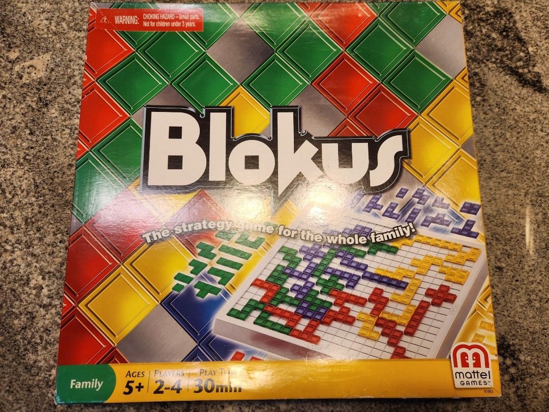 Blokus Strategy Game by Mattel Games, Hobbies & Toys, Toys & Games on ...
