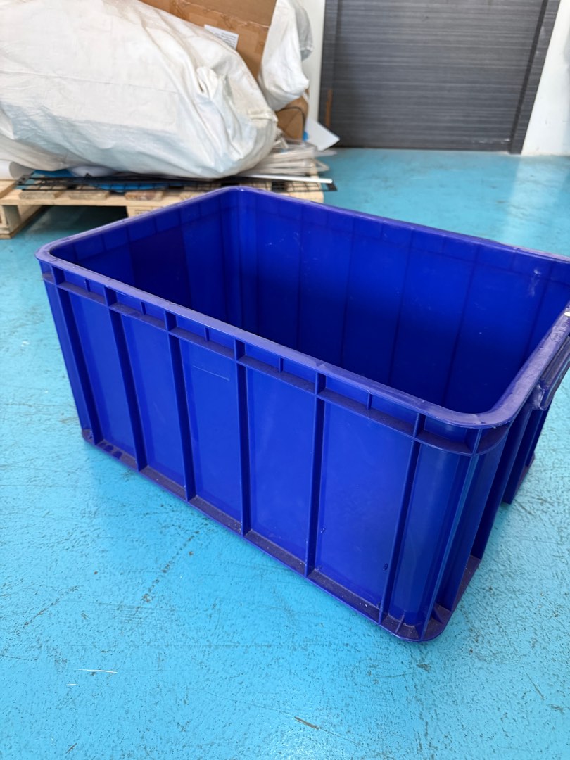 Toyogo Blue Plastic Storage Box, Furniture & Home Living, Home ...