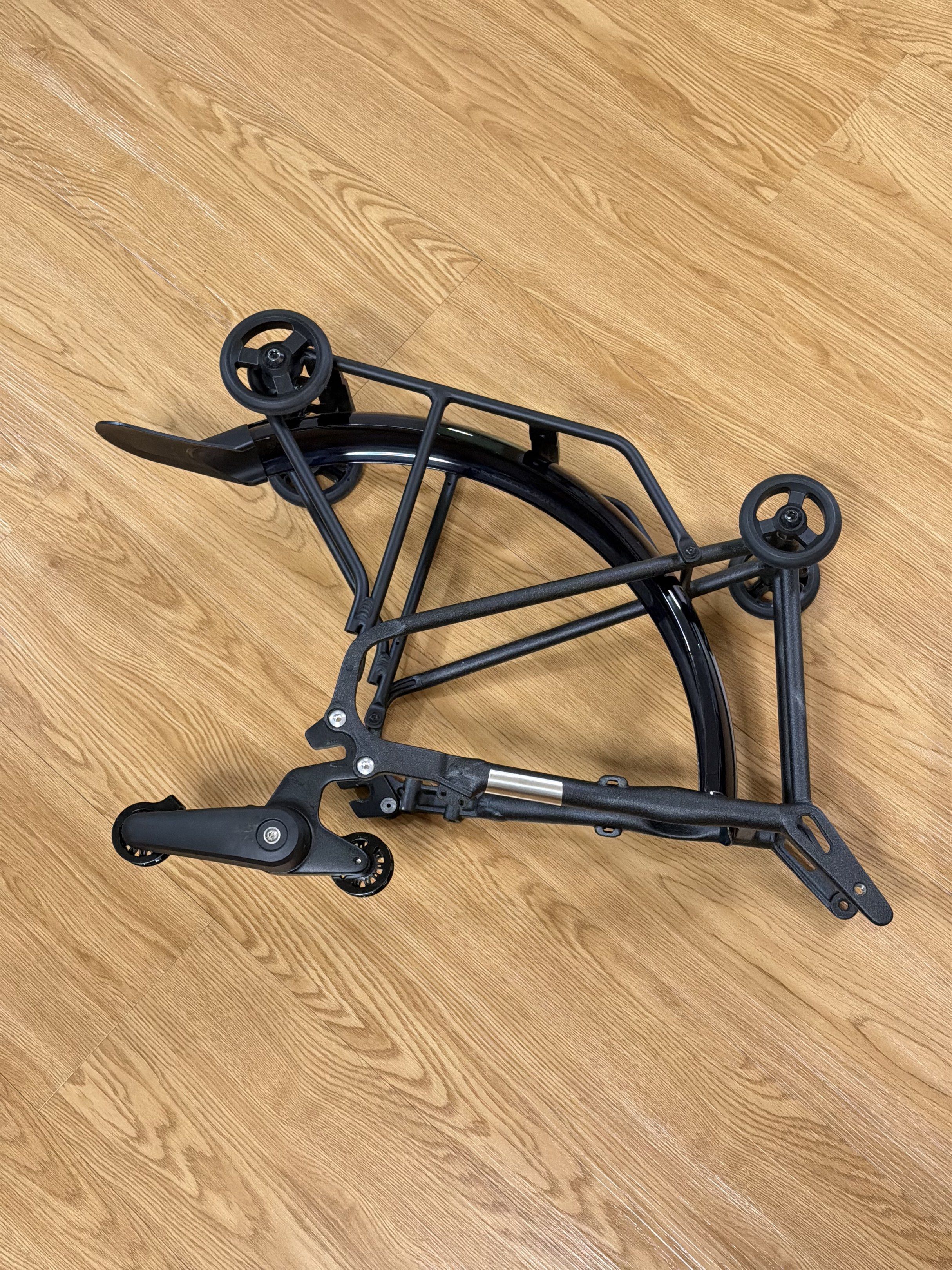 Brompton G Line Space Black Original Stock Front Fork & Rear Triangle with Original Rear Rack ...