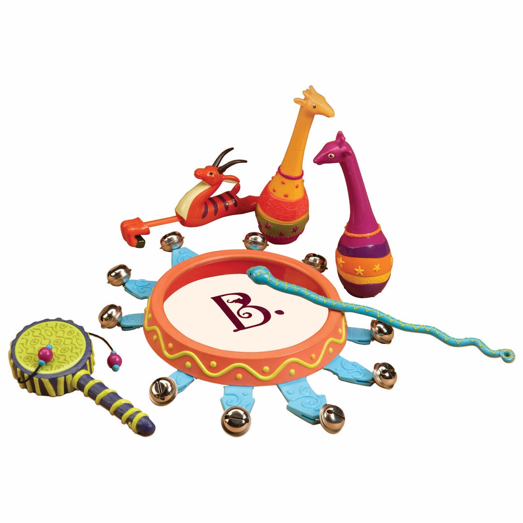 [b.toys by Battat] Jungle Jingles Musical Instruments Toy Set, Hobbies ...