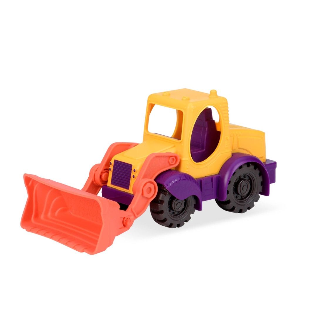 [b.toys by Battat] Mini Loadette Toy Front-End Loader - Yellow & Orange ...