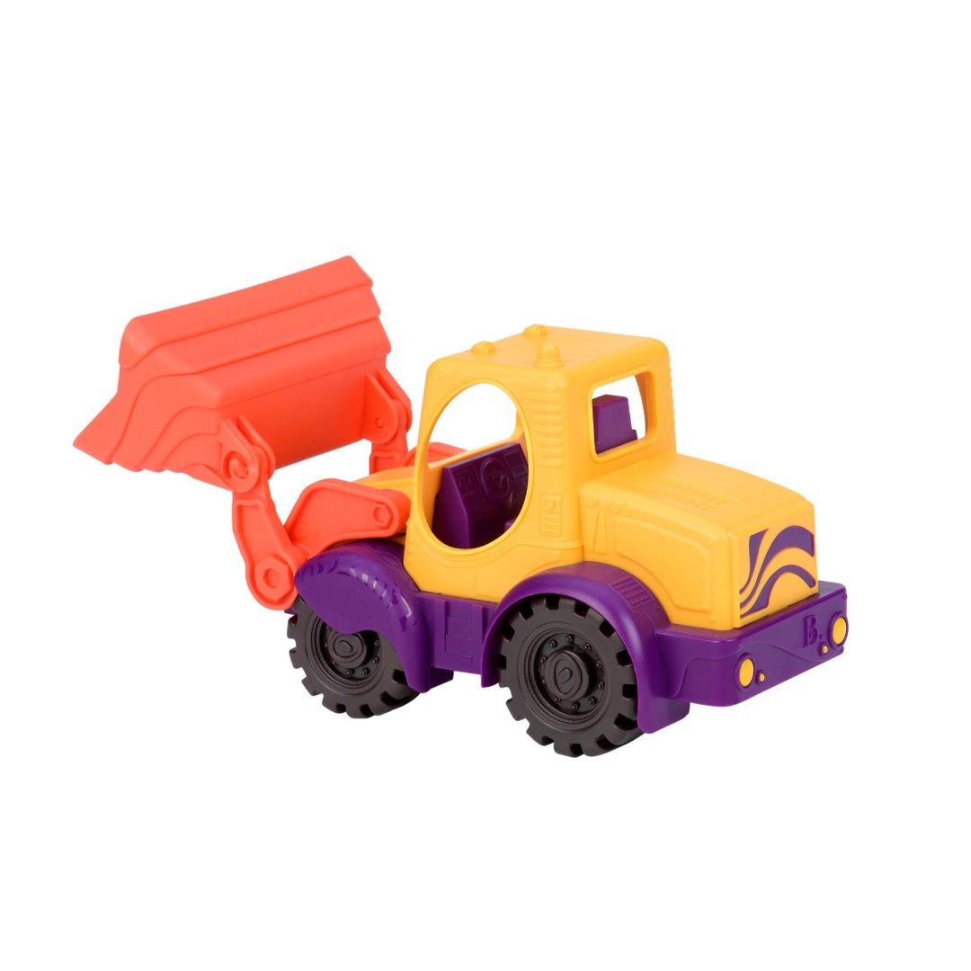 [b.toys by Battat] Mini Loadette Toy Front-End Loader - Yellow & Orange ...