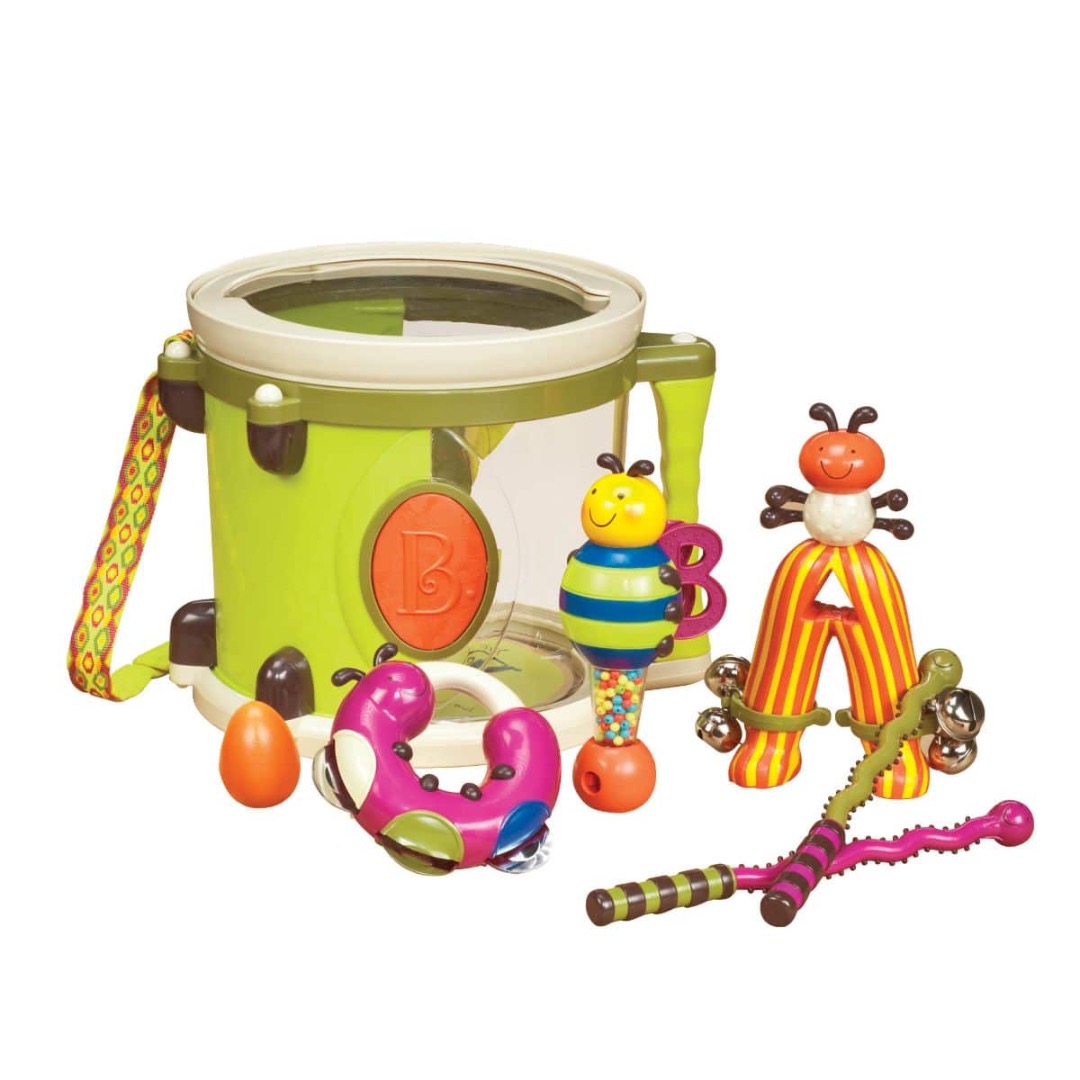 [b.toys by Battat] Parum Pum Pum Musical Instruments Set - Drums ...