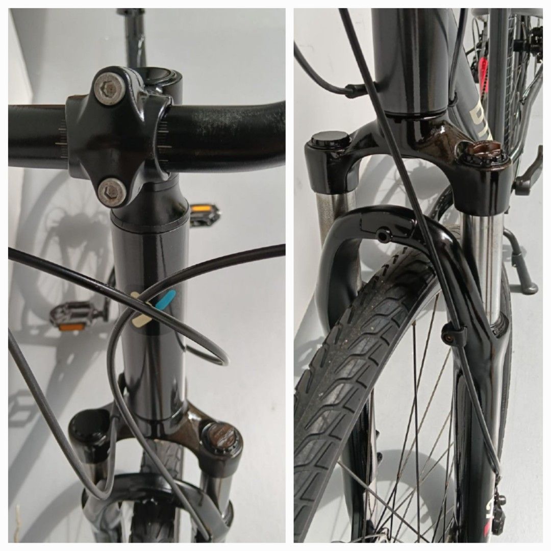 B'TWIN Riverside 500 MTB moutain bike, size L, 20.5", disc brakes, 700c ...