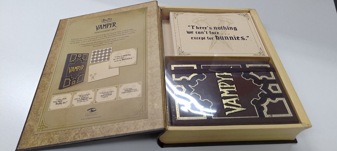 Buffy the vampire slayer stationary, Hobbies & Toys, Memorabilia ...