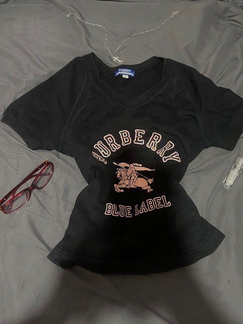 Burberry Blue Label Baby Tee, Women's Fashion, Tops, Blouses on Carousell