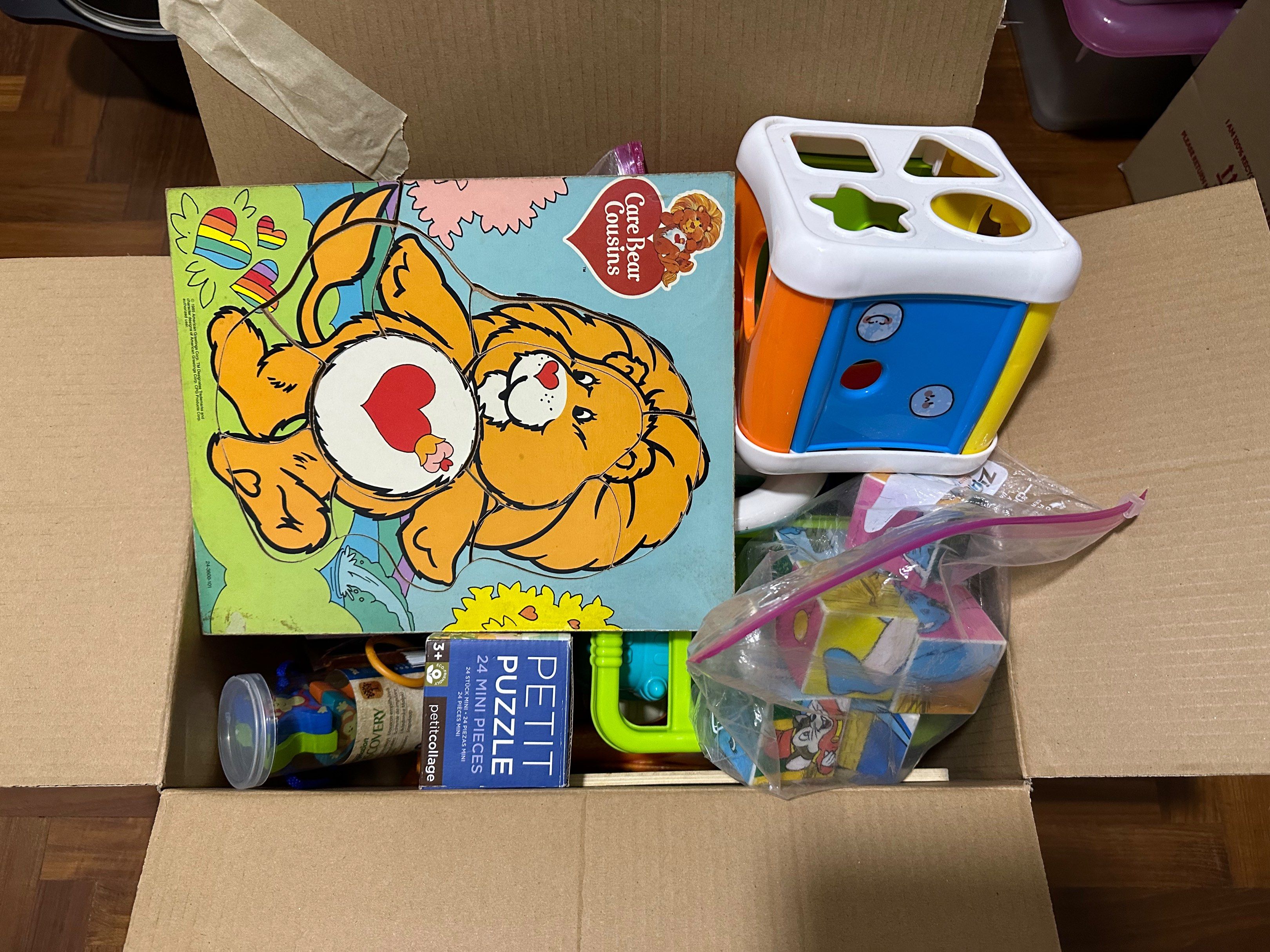 Care Bear Puzzle, Shape Sorter, and Other Toys, Hobbies & Toys, Toys ...