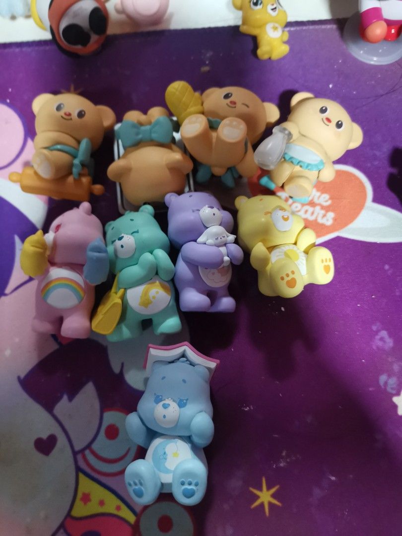 Care Bears Figurines Set, Hobbies & Toys, Toys & Games on Carousell
