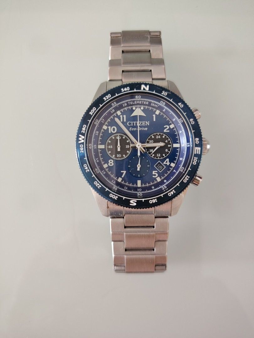 New Citizen Eco-Drive Chronograph Watch, Men's Fashion, Watches ...