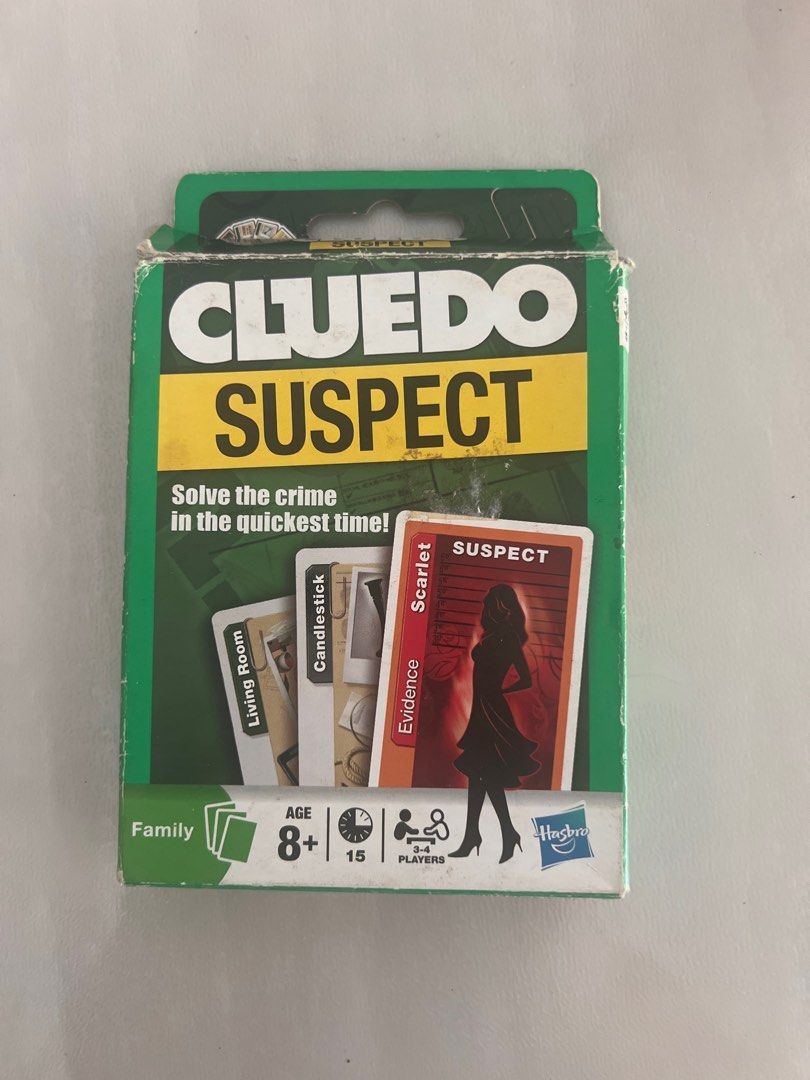 Cluedo Suspect Board Game, Hobbies & Toys, Toys & Games on Carousell