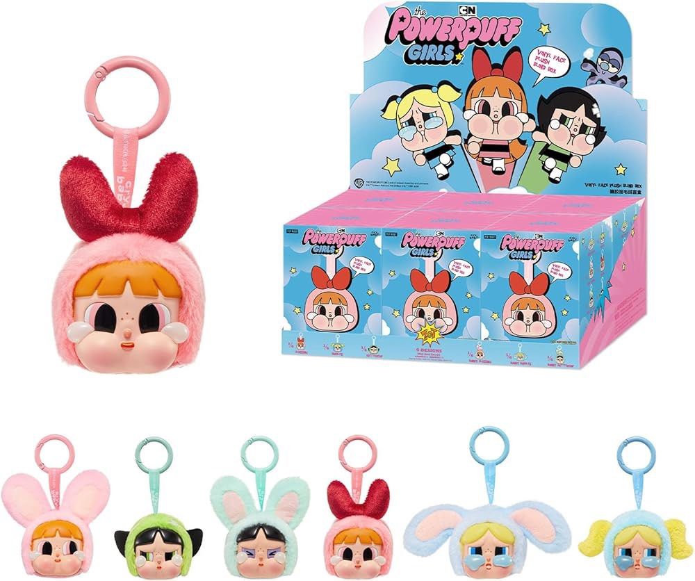 Cry baby x Powerpuff Girls Vinyl Face Plush Blind Box, Hobbies & Toys ...