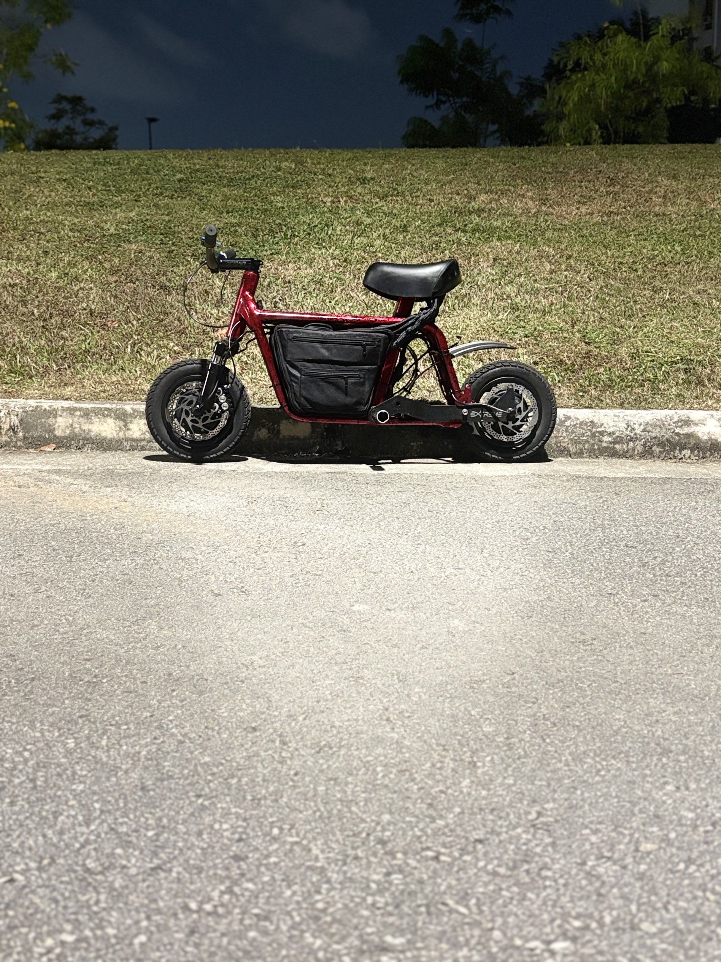 Custom Electric Scooter - Red, Sports Equipment, PMDs, E-Scooters & E ...