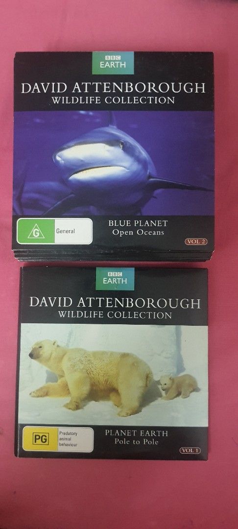 David Attenborough Wildlife Collection DVD Set, Hobbies & Toys, Music ...