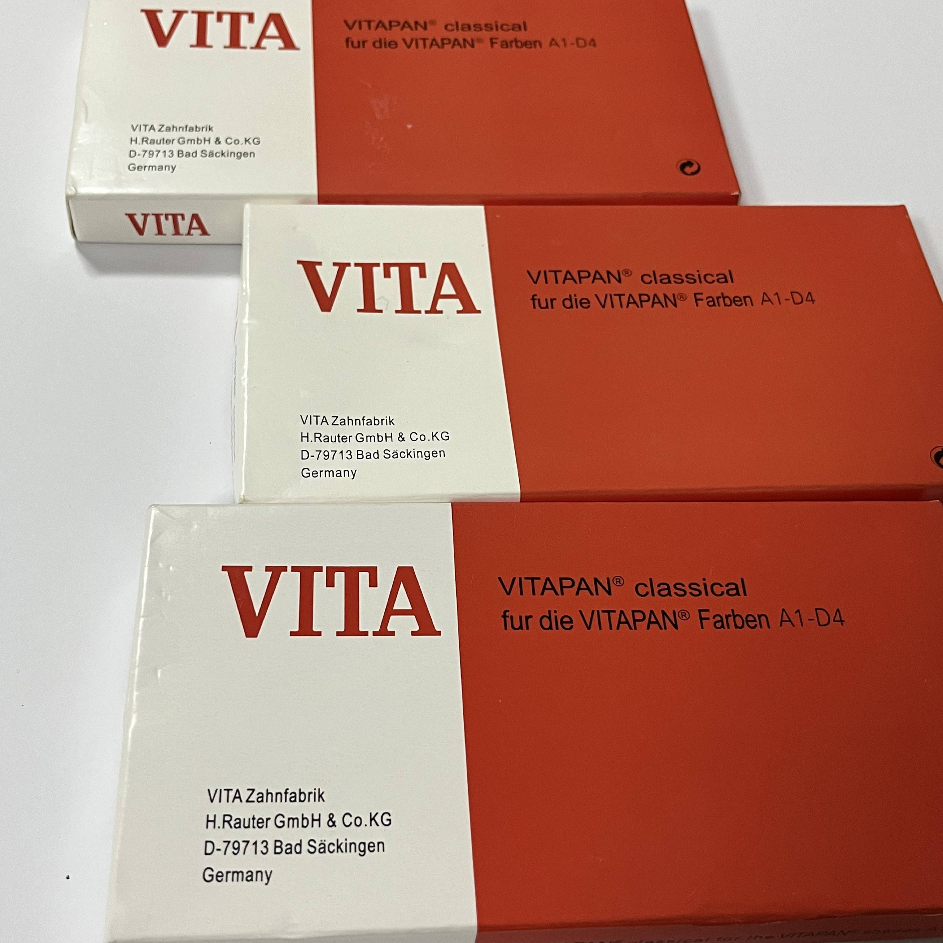 Dental Vita Shade Guide Vitapan 16 teeth colors A1-D4 Vitapan ...