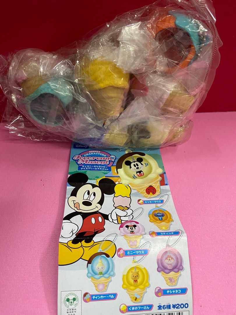 中古Disney Characters Ice Cream Mascot Mickey/Minine/Winnie the Pool ...