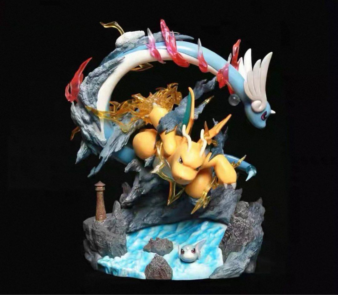 Dragonite Evolution Pokemon Statue, Hobbies & Toys, Toys & Games on ...