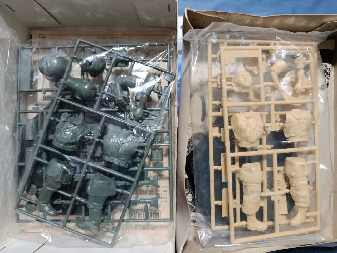 FineMolds 1/12 German Infantryman Meyer MG-34 / US Infantryman Gulf War ...