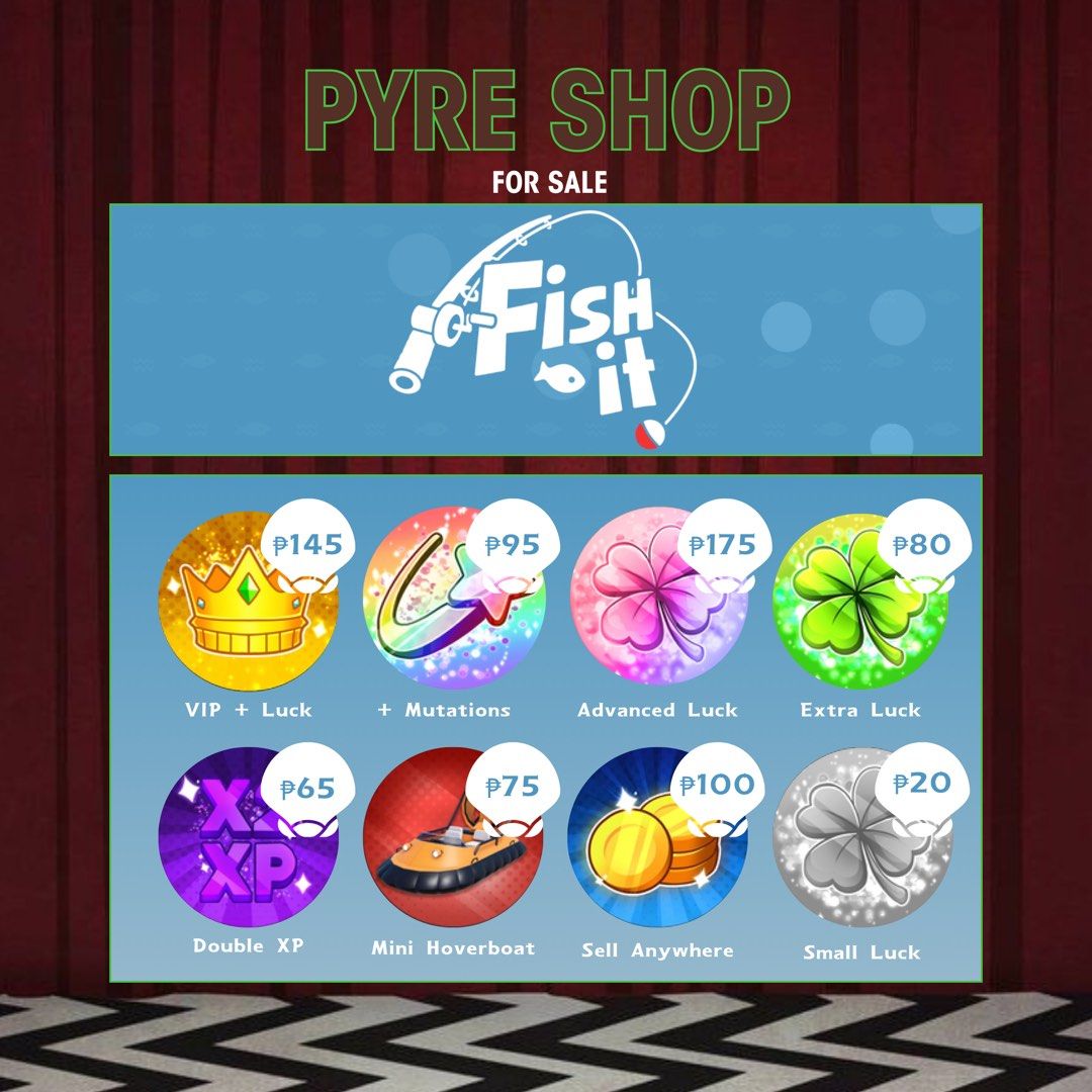 Fish It - Gamepass Roblox, Video Gaming, Gaming Accessories, In-Game ...