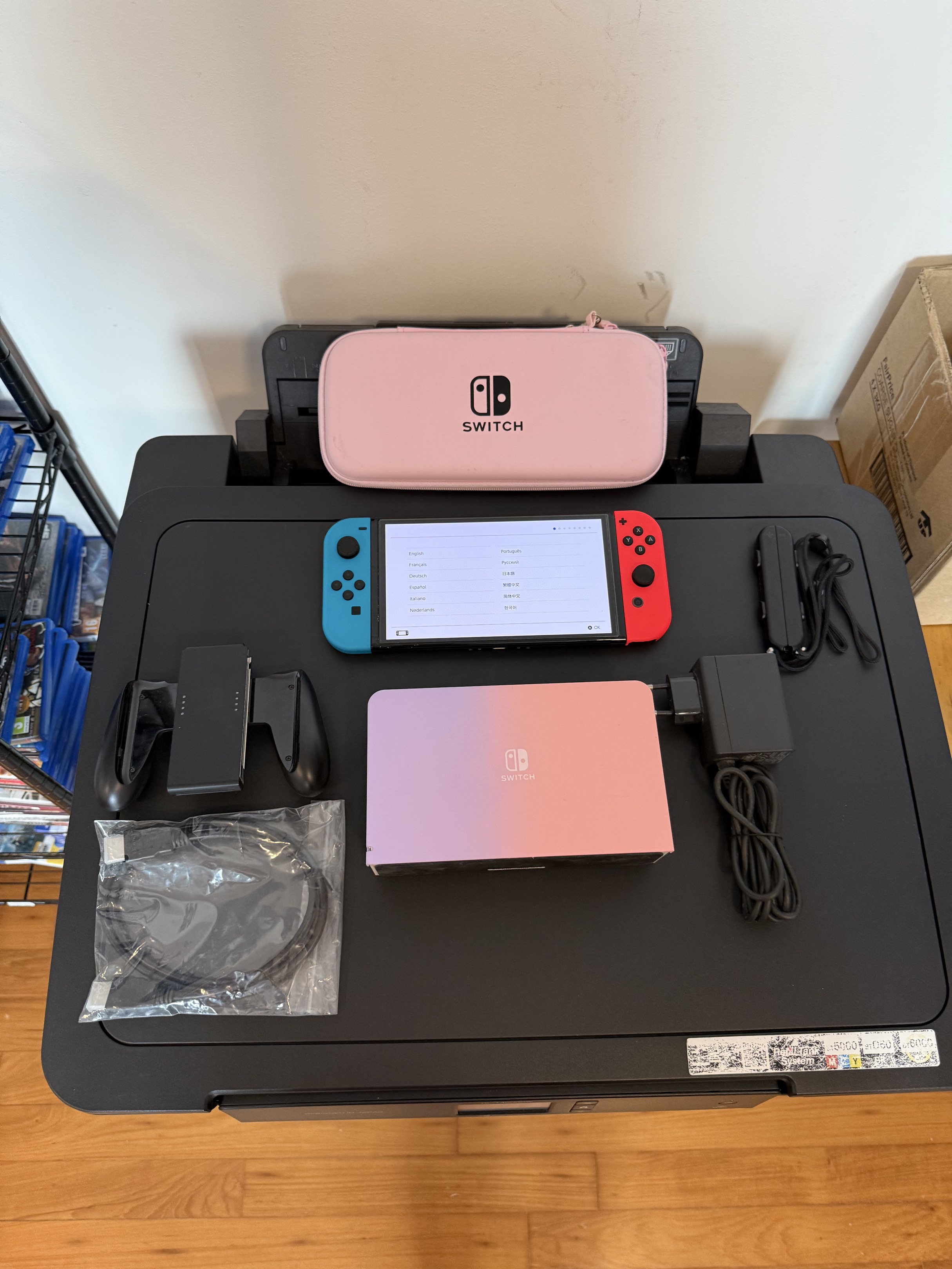 🔥(Free SD Card) $248 Nintendo Switch OLED Console With Screen Protector ...