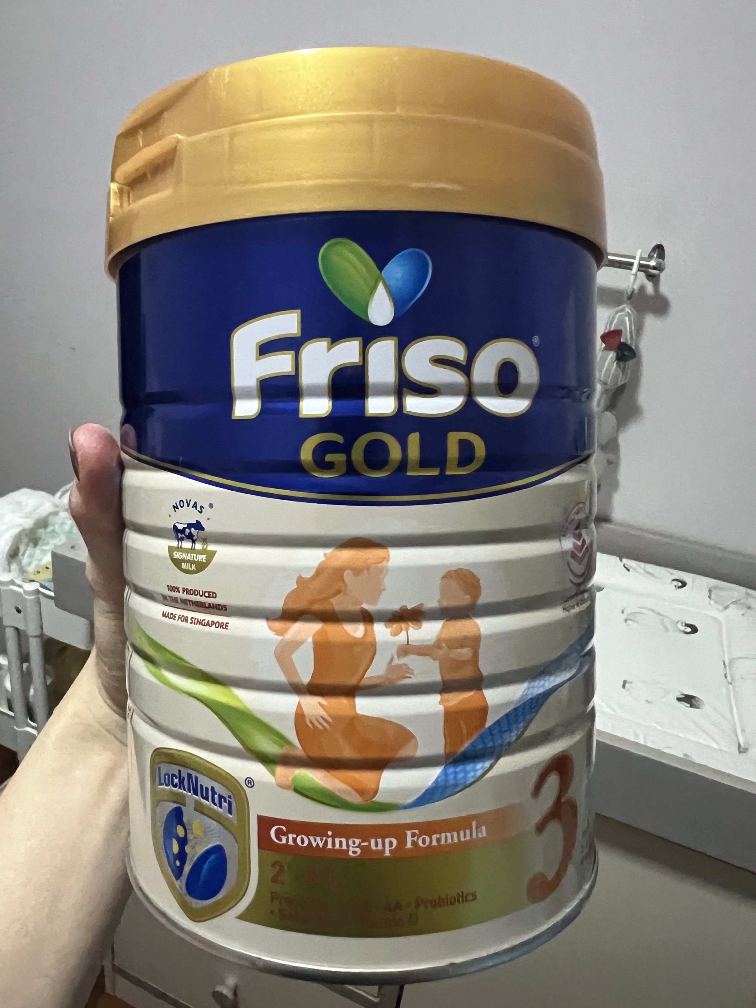Friso Gold 3 Growing-up Formula - opened, Babies & Kids, Nursing ...