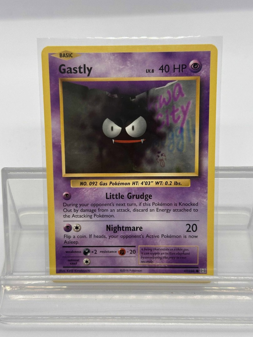 Gastly #47 Pokemon Evolutions, Hobbies & Toys, Toys & Games on Carousell