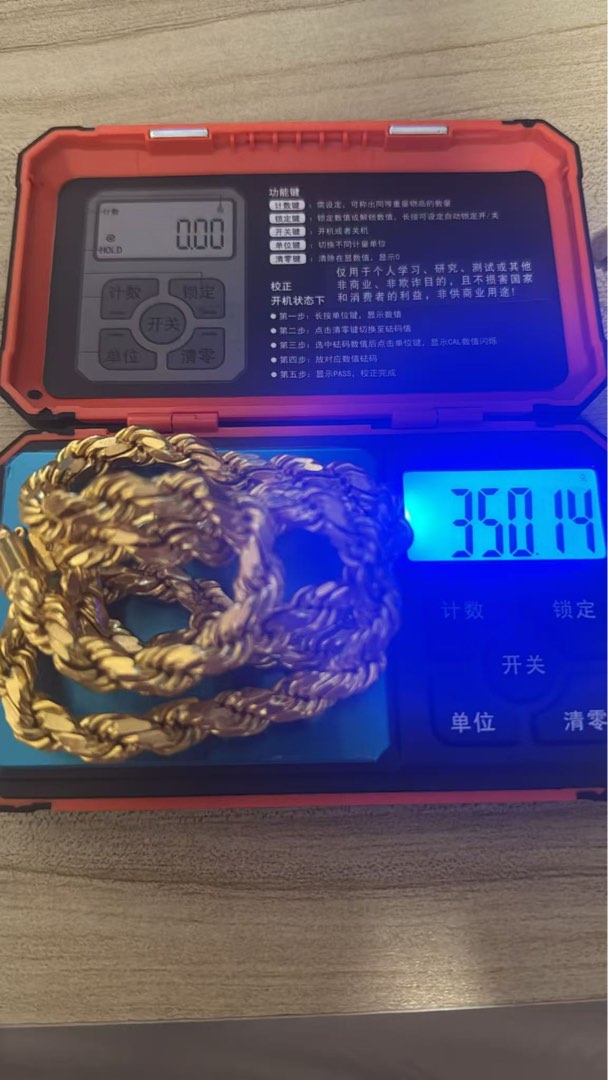 Gold Rope Chain - 350.14g, Men's Fashion, Watches & Accessories ...