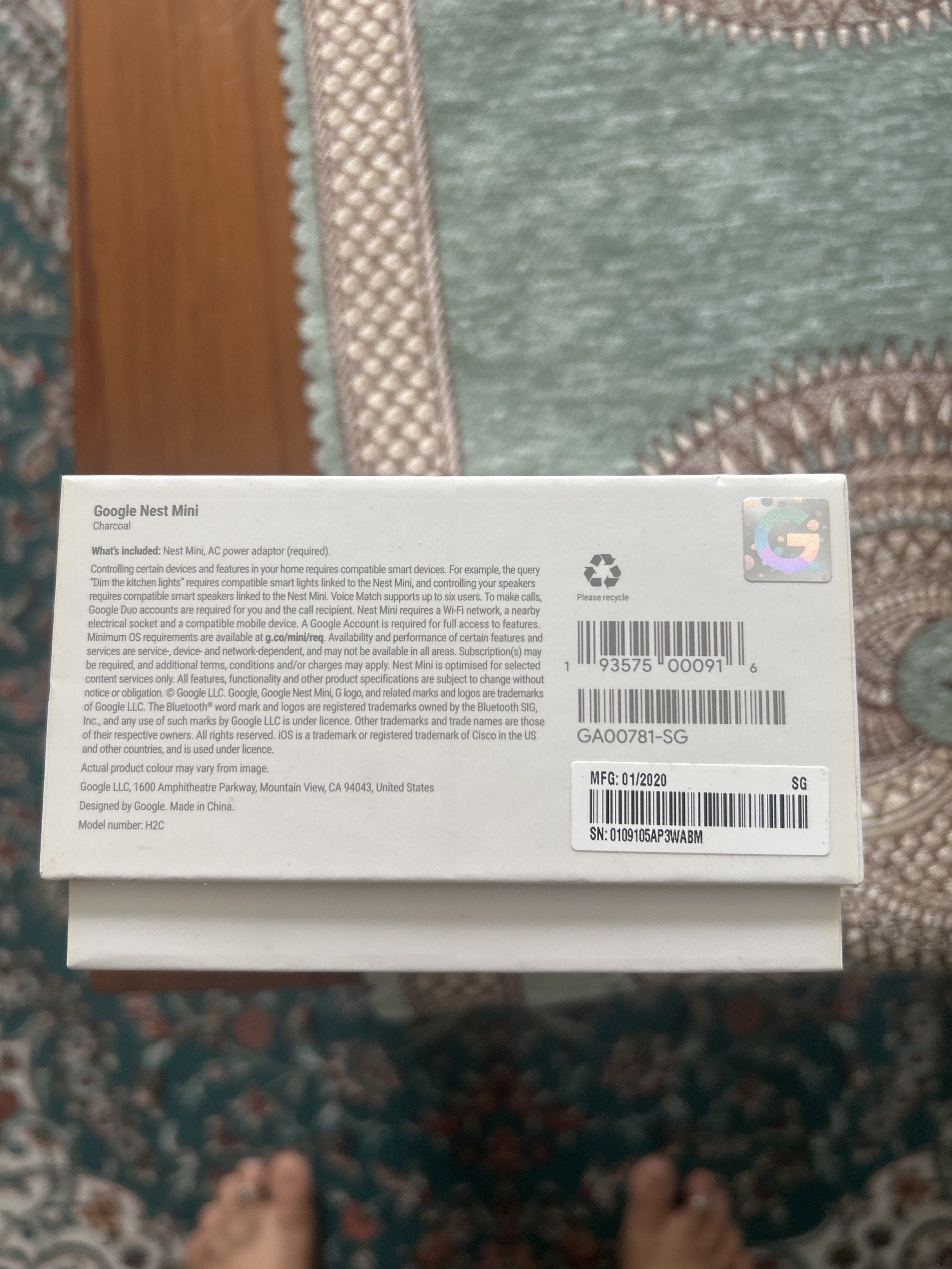 Google Nest Mini (2nd Gen) - Charcoal, Audio, Soundbars, Speakers & Amplifiers on Carousell