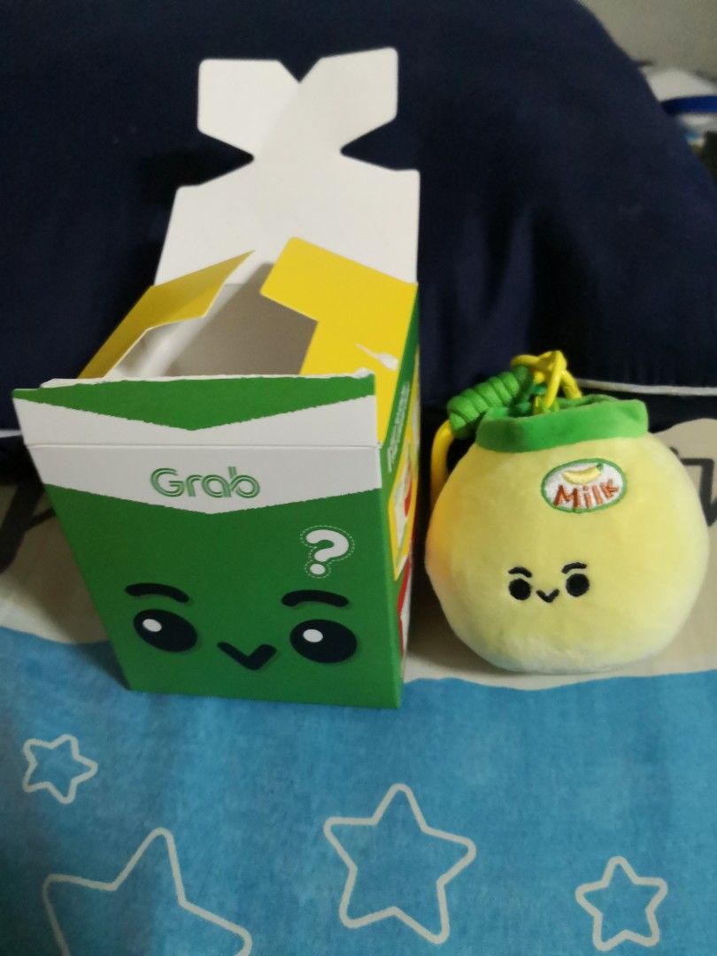 Grab Milk Plush Toy, Hobbies & Toys, Toys & Games on Carousell