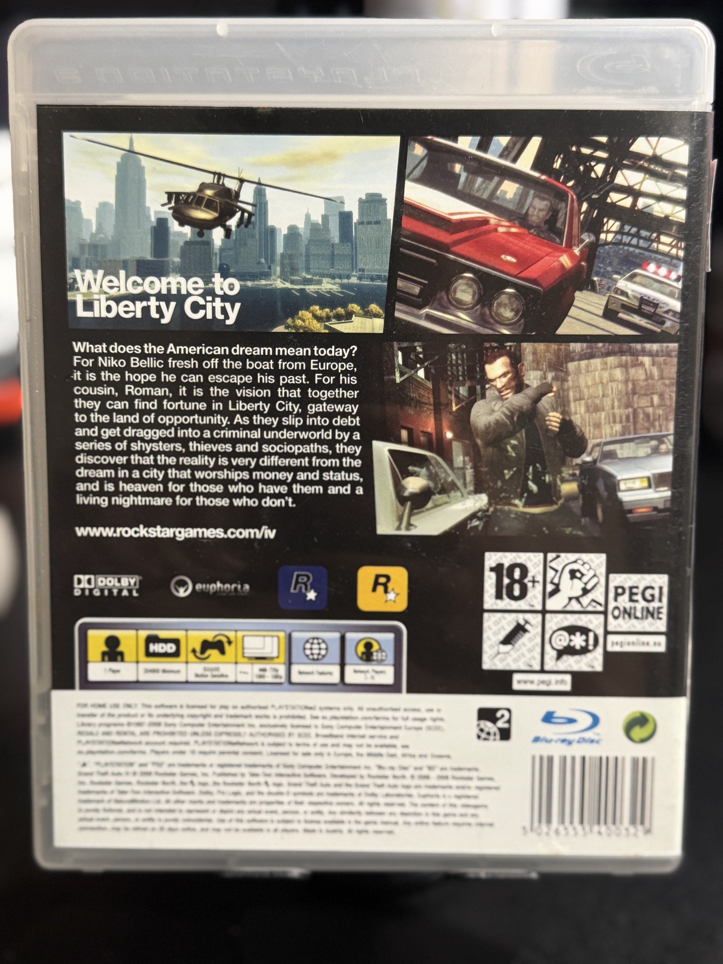 Grand Theft Auto IV (GTA IV) - PS3, Video Gaming, Video Games ...