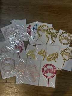 Baby shower cake toppers / gender reveal cake toppers, Hobbies & Toys ...