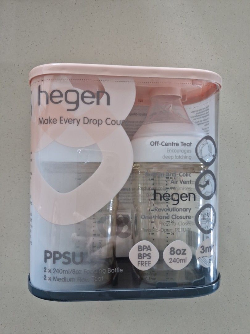 Hegen PPSU 240ml Baby Bottle, Babies & Kids, Nursing & Feeding ...