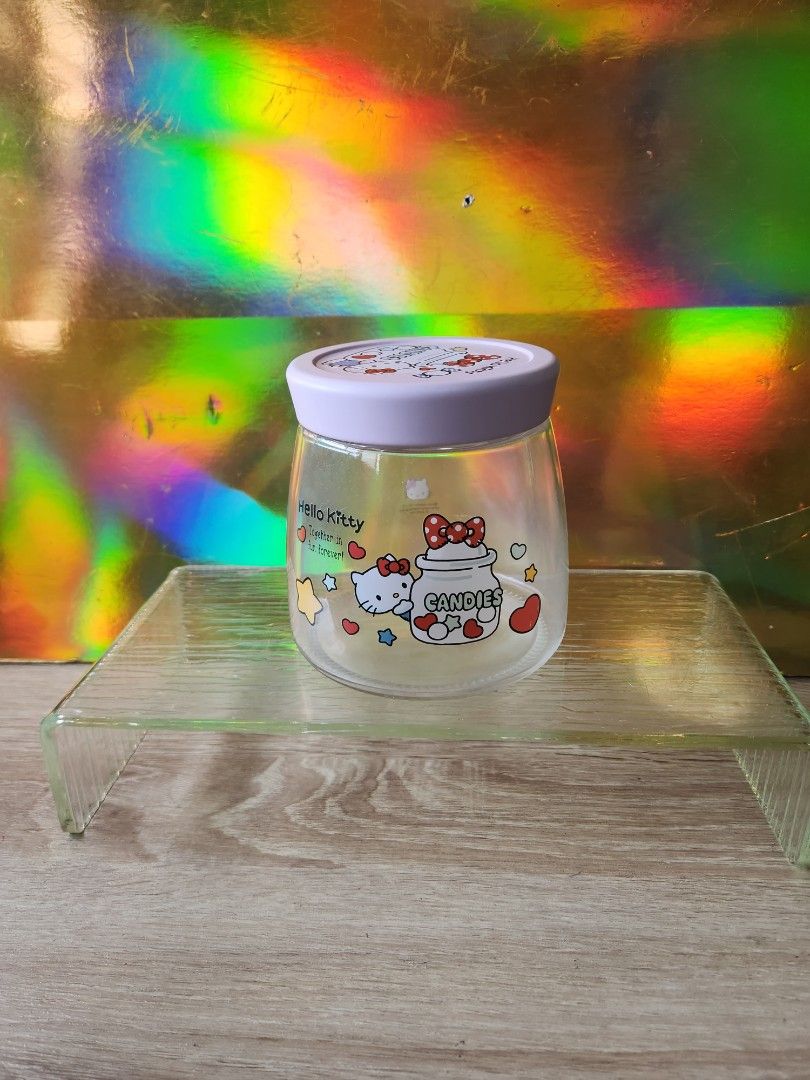 Hello kitty storage bottle ( sanio), Furniture & Home Living ...