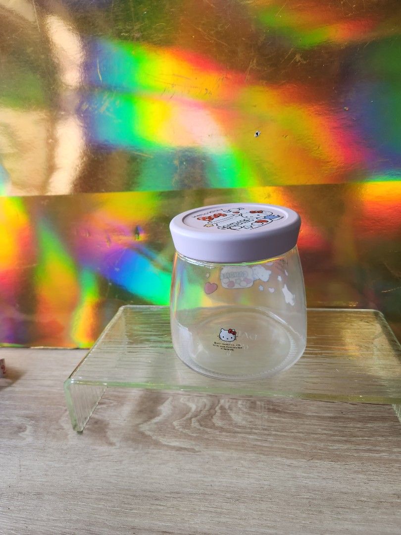 Hello kitty storage bottle ( sanio), Furniture & Home Living ...