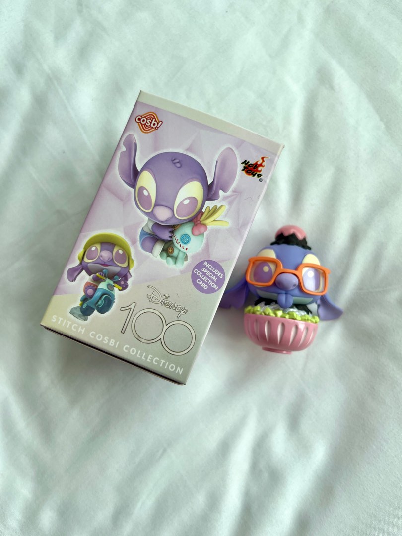 Hot Toys Cosbi Disney 100 Stitch Figurine, Hobbies & Toys, Toys & Games ...