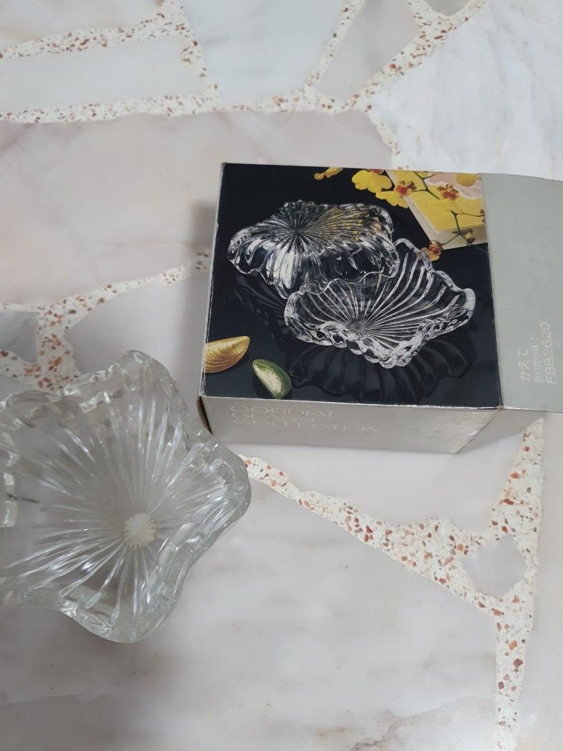 Hoya Corporation Glass Bowl - Made in Japan, Furniture & Home Living ...