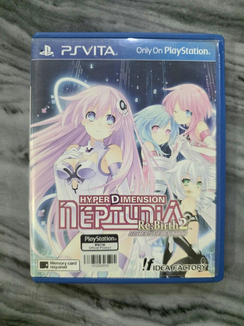 Hyperdimension Neptunia Rebirth 2 for PS Vita, Video Gaming, Video ...