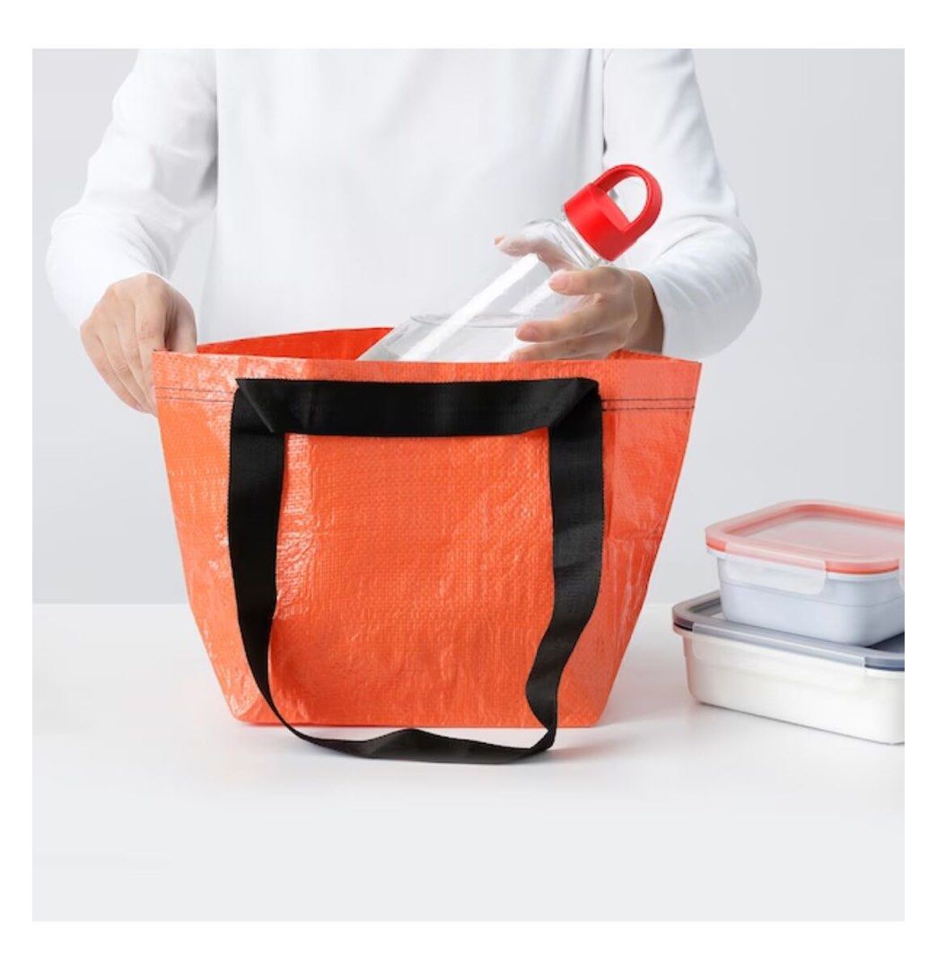 IKEA Helknarpp orange LIMITED EDITION BAG, Women's Fashion, Bags ...