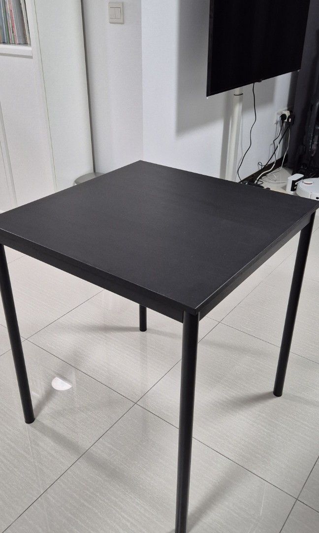 IKEA SANDSBERG Table - Black, 67x67cm, Furniture & Home Living ...